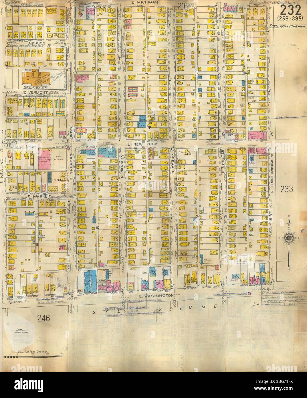 Sanborn Map #232 from 1940 is a historical representation of ...