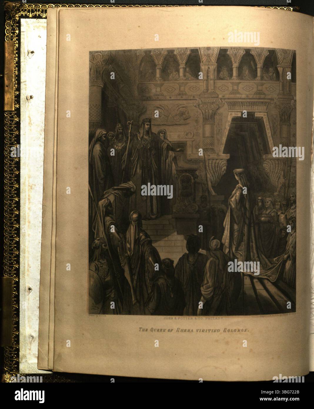 This 1873 image from the Born family Bible illustrates the Queen of ...