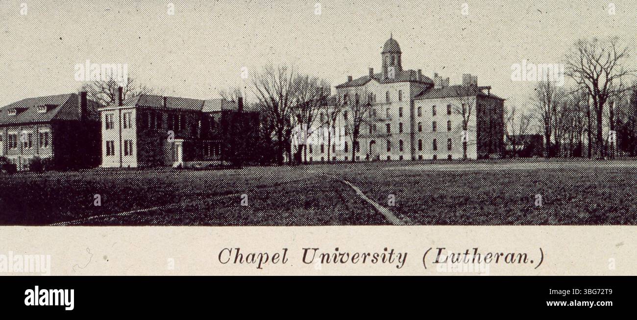 This 1919 photograph depicts Lehmann Hall along with other buildings on ...