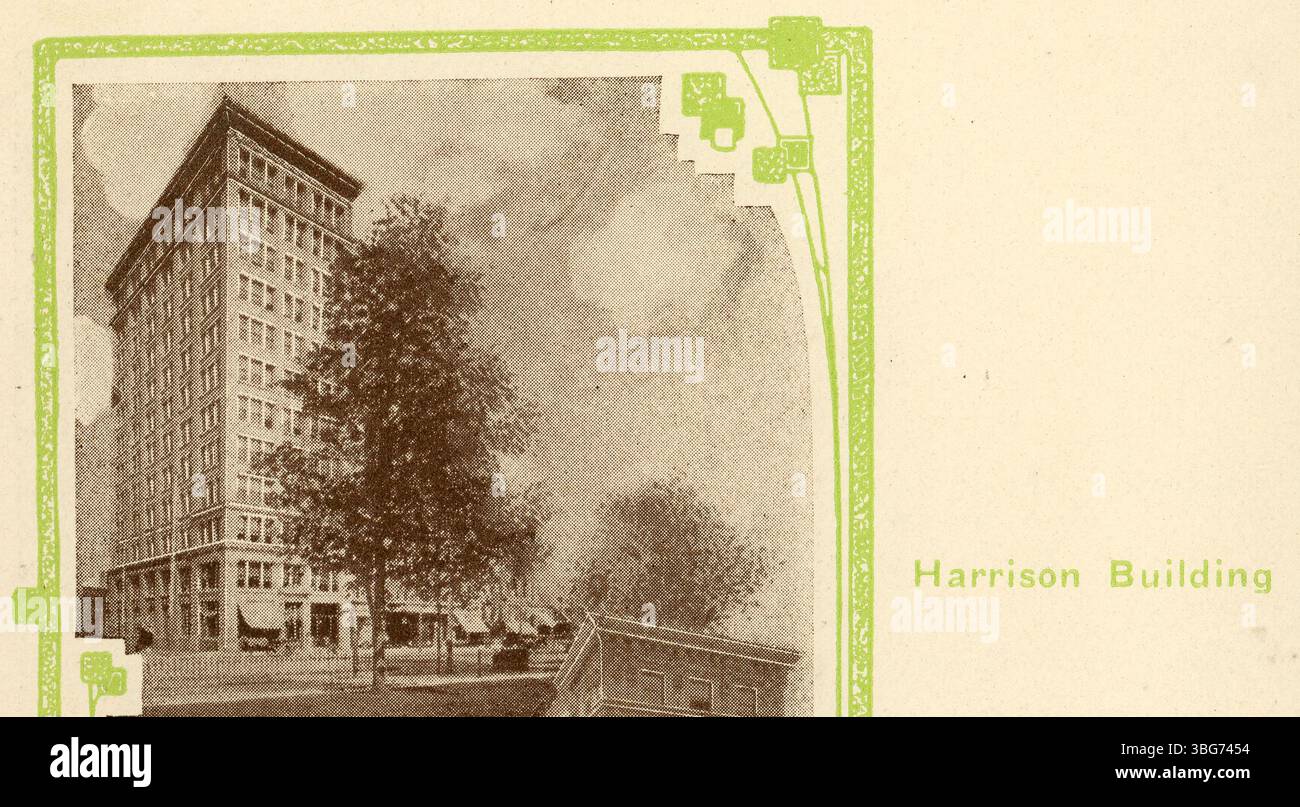 The Harrison Building, opened on December 23, 1903, is shown in ...