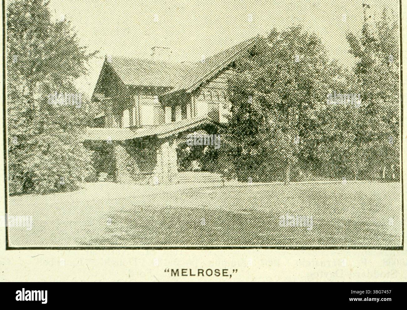 The Claude Meeker House, named 'Melrose,' was the country home of ...
