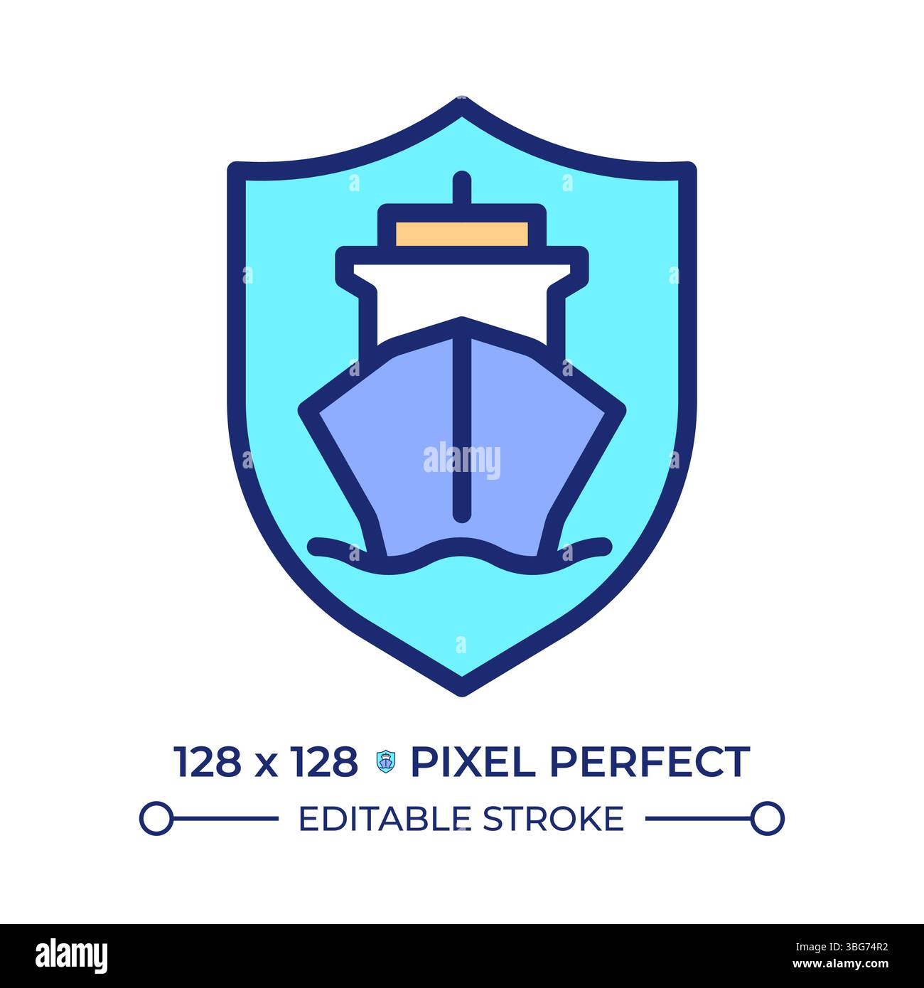 Cargo insurance color line Stock Vector Images - Alamy