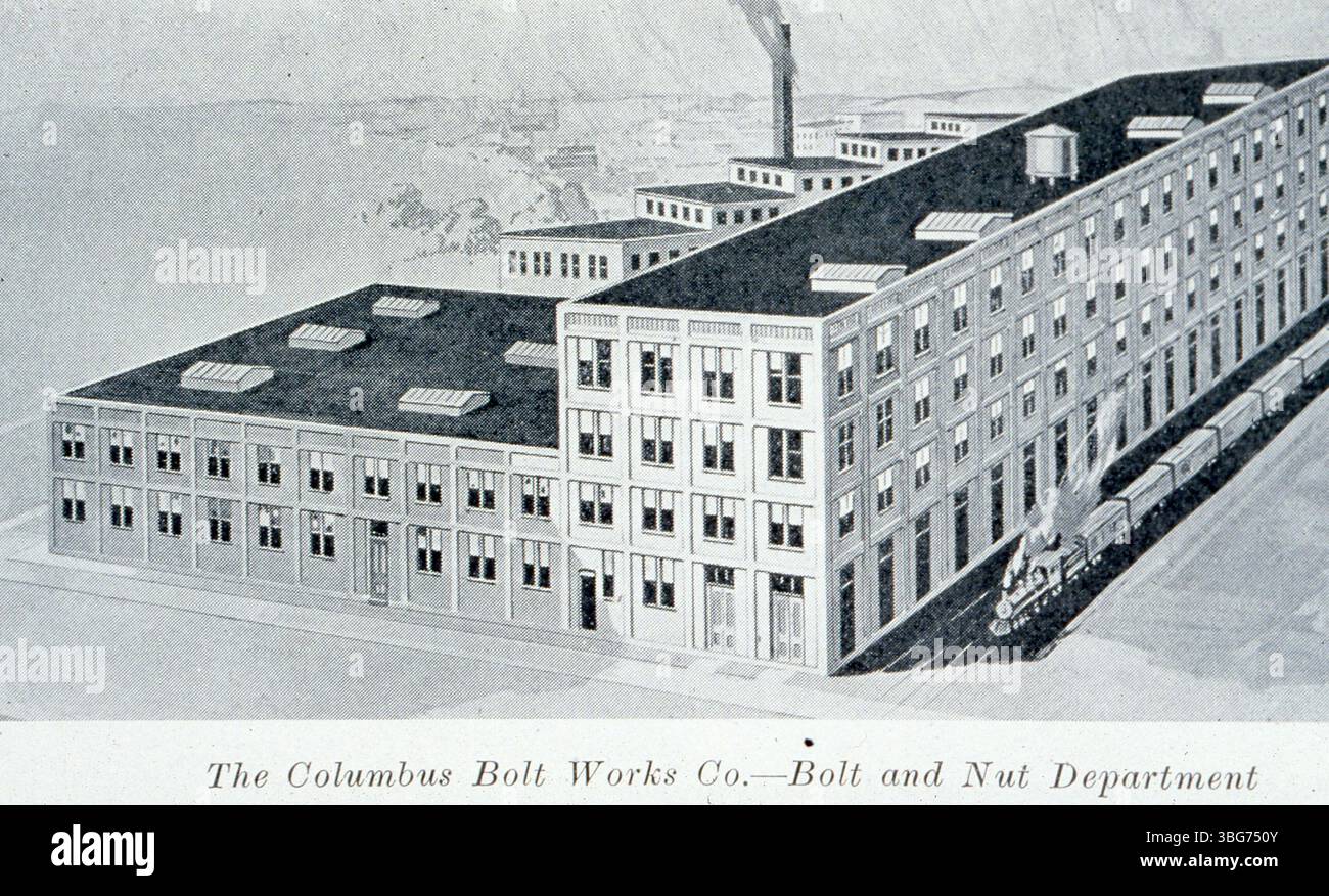 Columbus Bolt Works, founded in 1852 by H.A. Lanman, P.W. Huntington ...