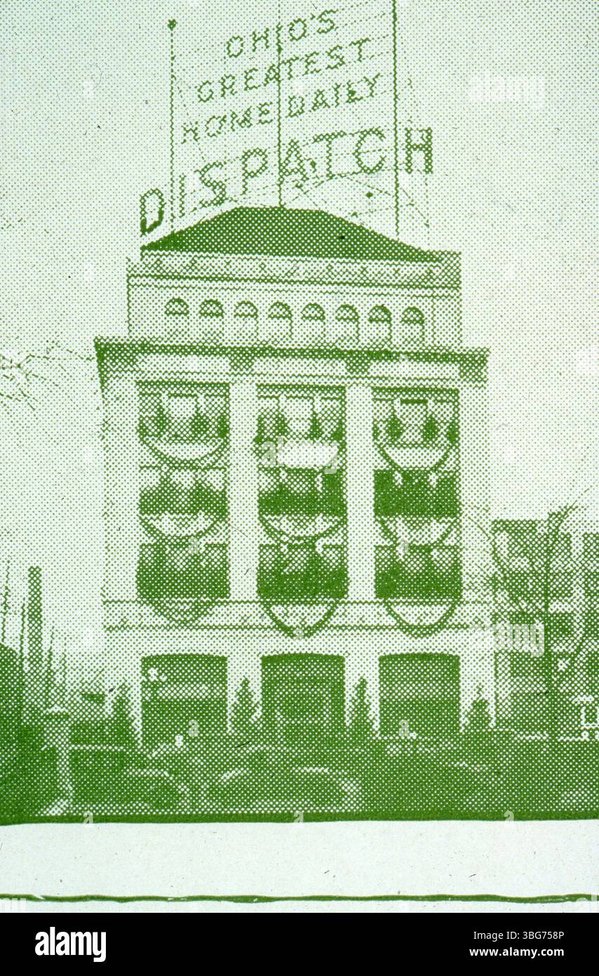 The Columbus Dispatch Building was decorated for Christmas in December ...