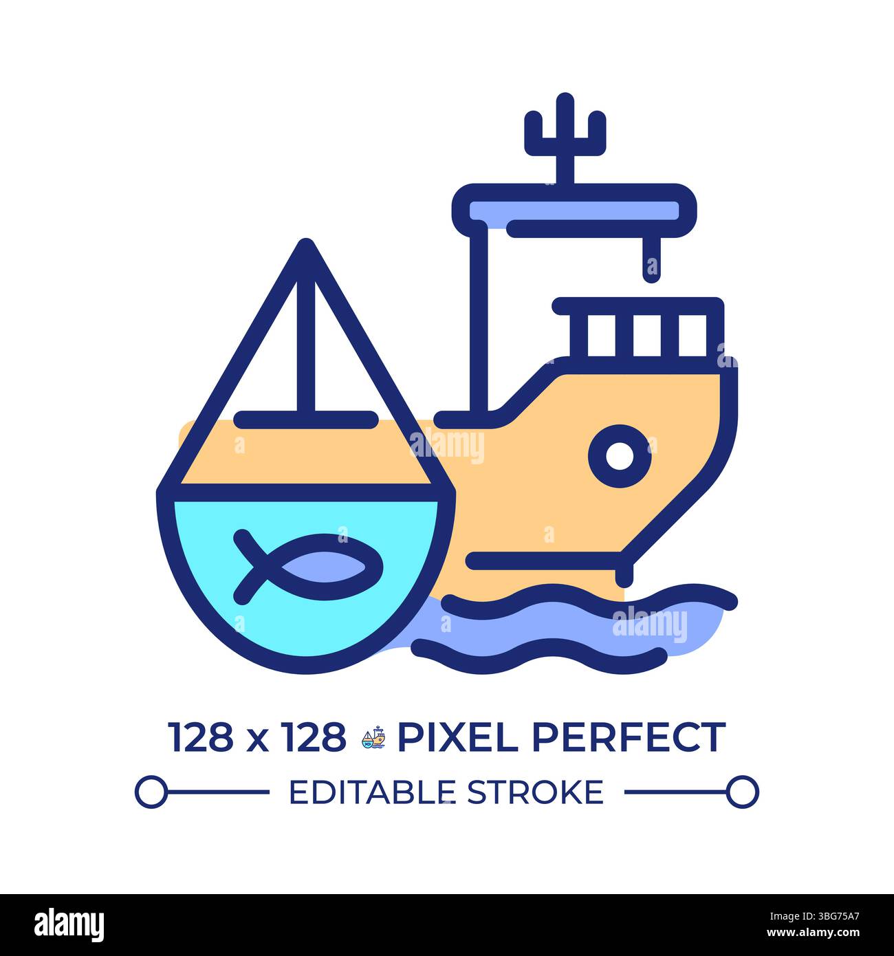 Perfect fishing Stock Vector Images - Alamy