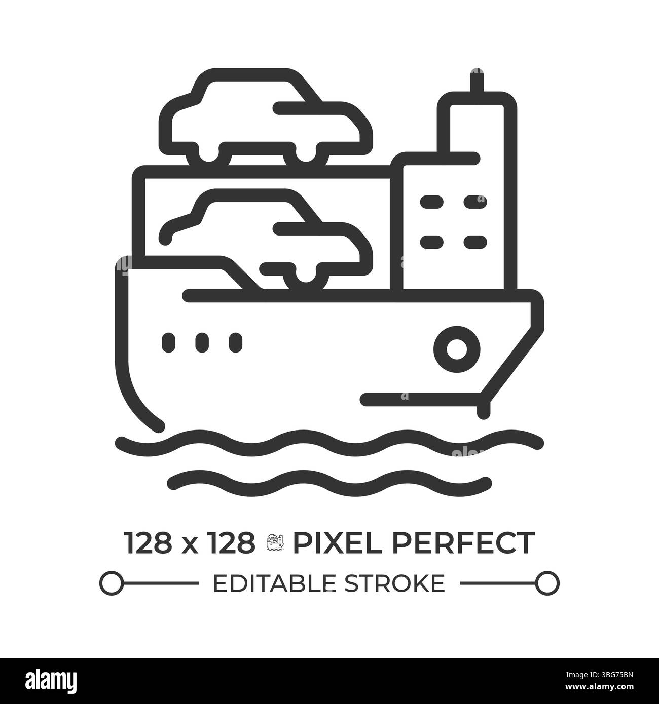 Ship car carrier Cut Out Stock Images & Pictures - Alamy