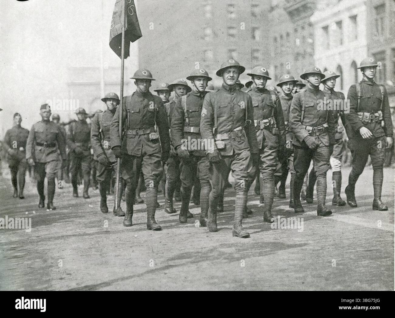 On April 6, 1919, members of the 136th Field Artillery were welcomed ...