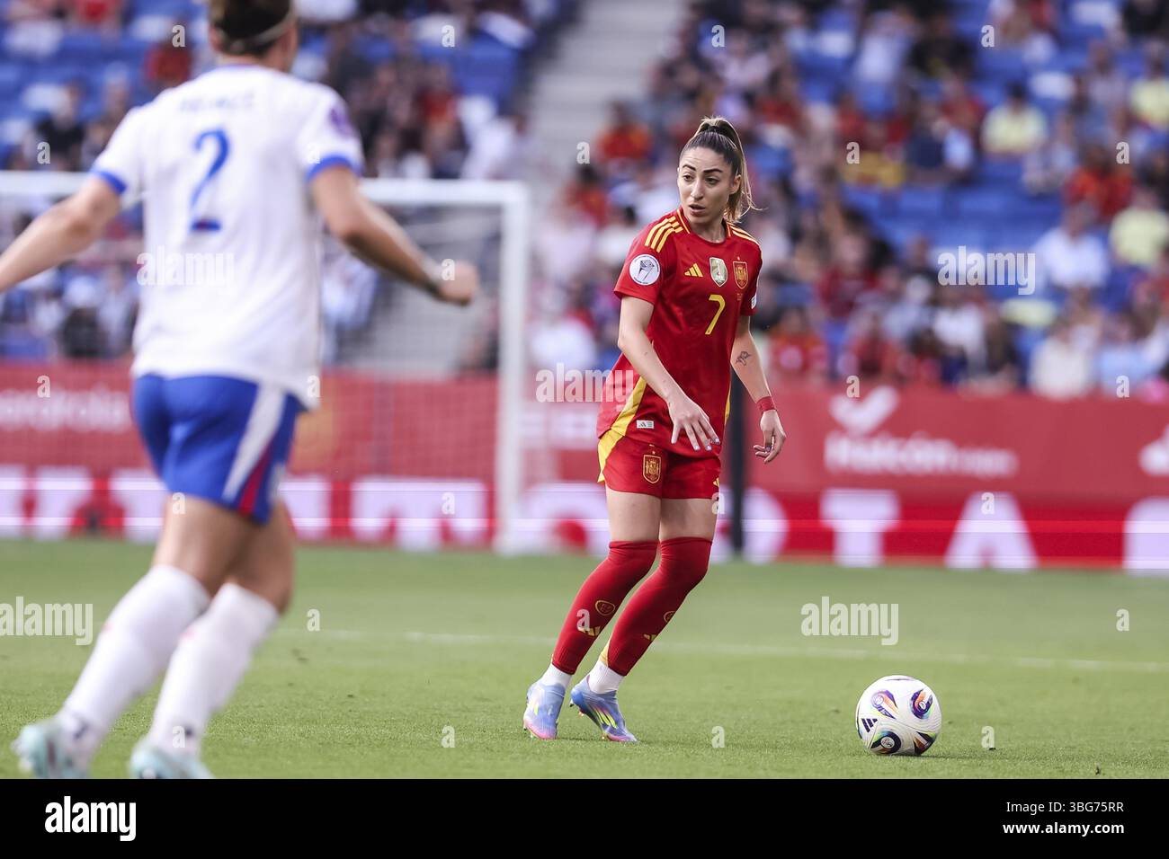 Olga Carmona of Spain during the UEFA Women's Nations League, Grp A3 MD ...