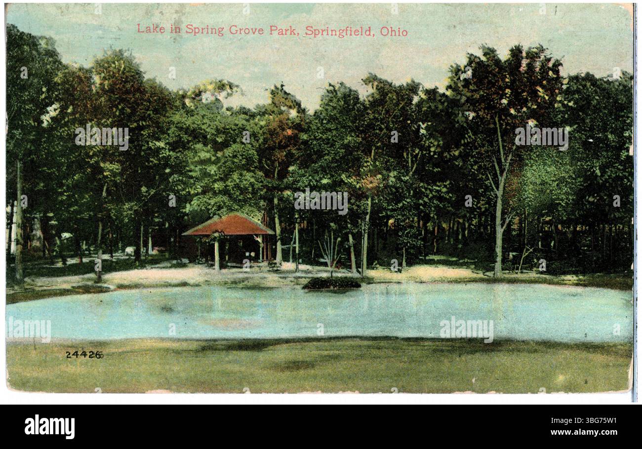 Scenic view tranquil lake surrounded Cut Out Stock Images & Pictures ...