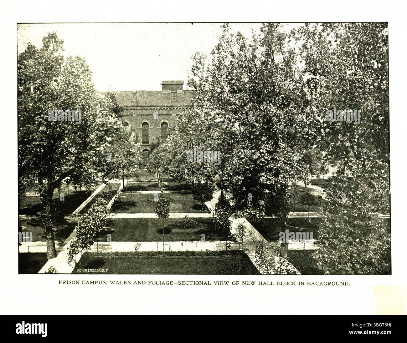 This 1899 souvenir illustrates the Ohio Penitentiary, showing images of ...