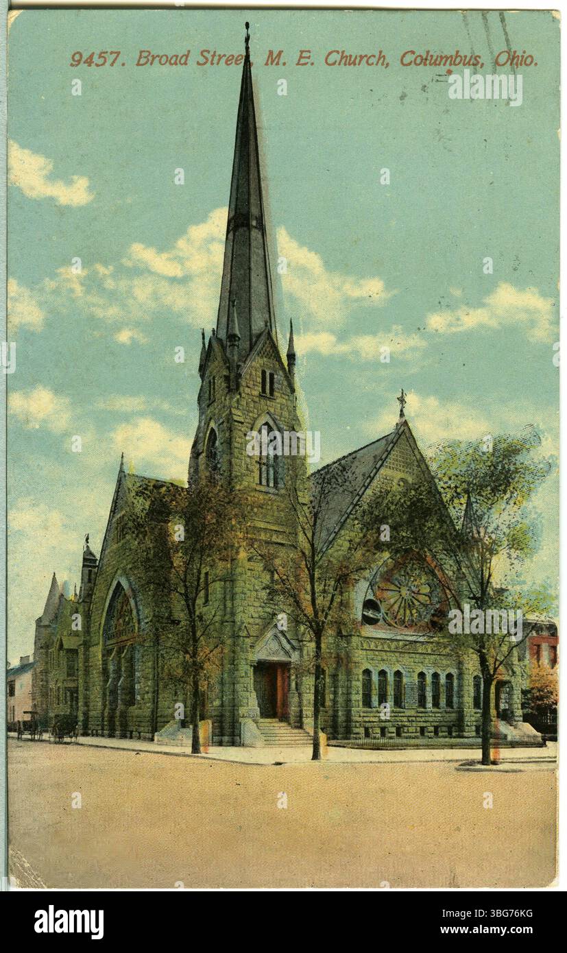 The Broad Street Methodist Episcopal Church in Columbus, Ohio, was ...