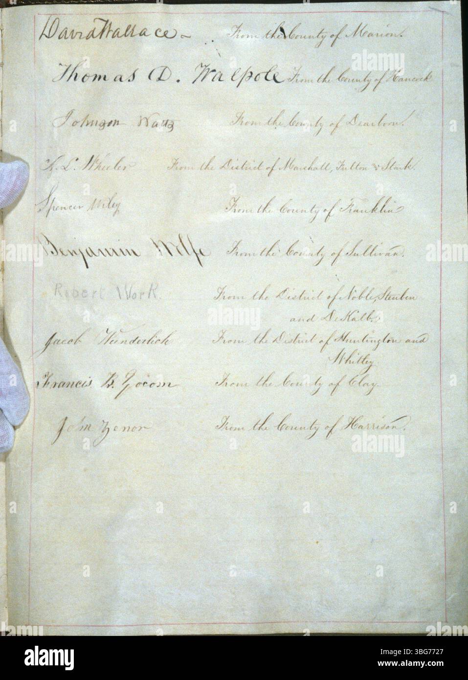 The 1851 Indiana Constitution further refined the organization of state ...