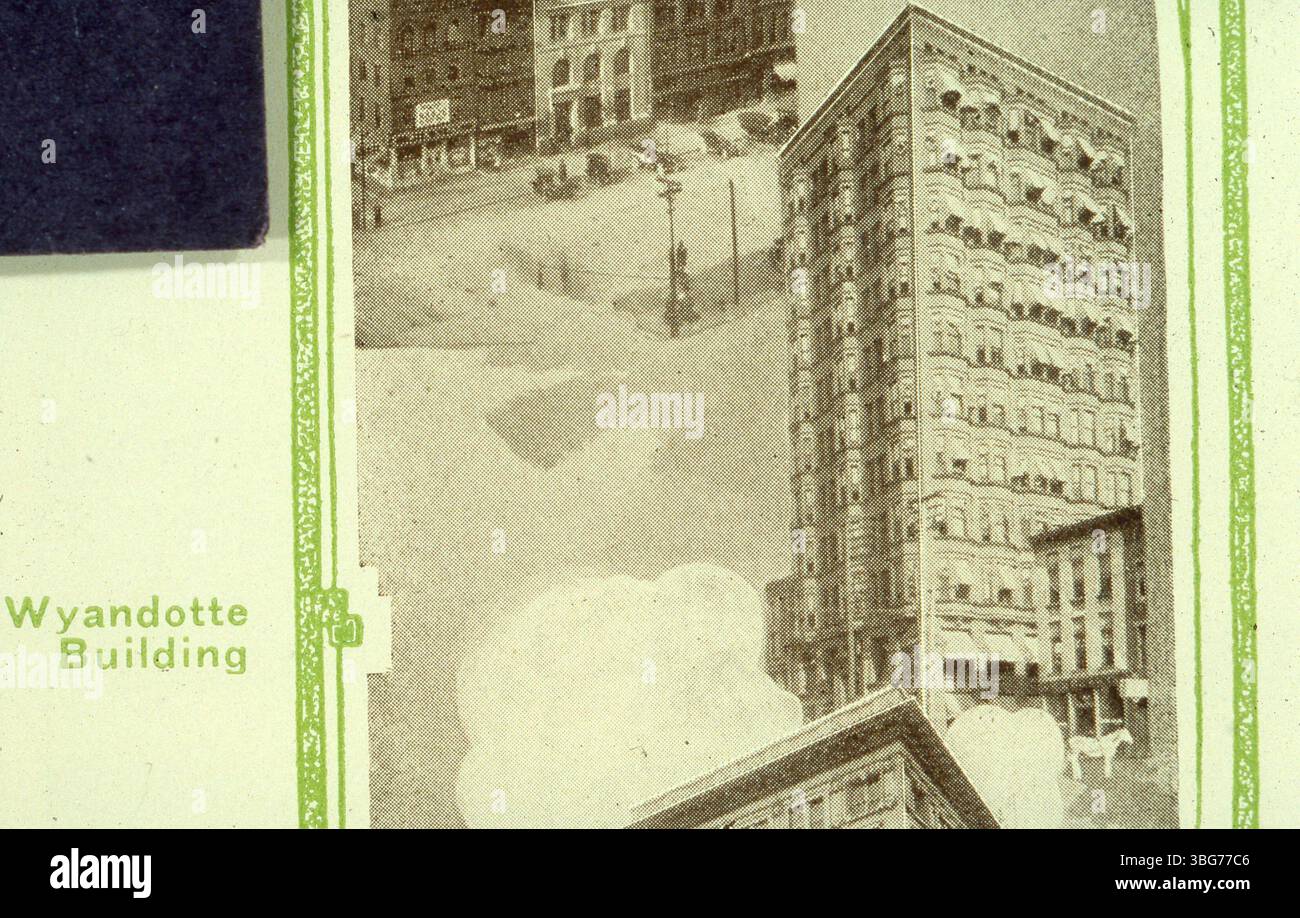 The Wyandotte Building, completed in 1915, is an early example of a ...