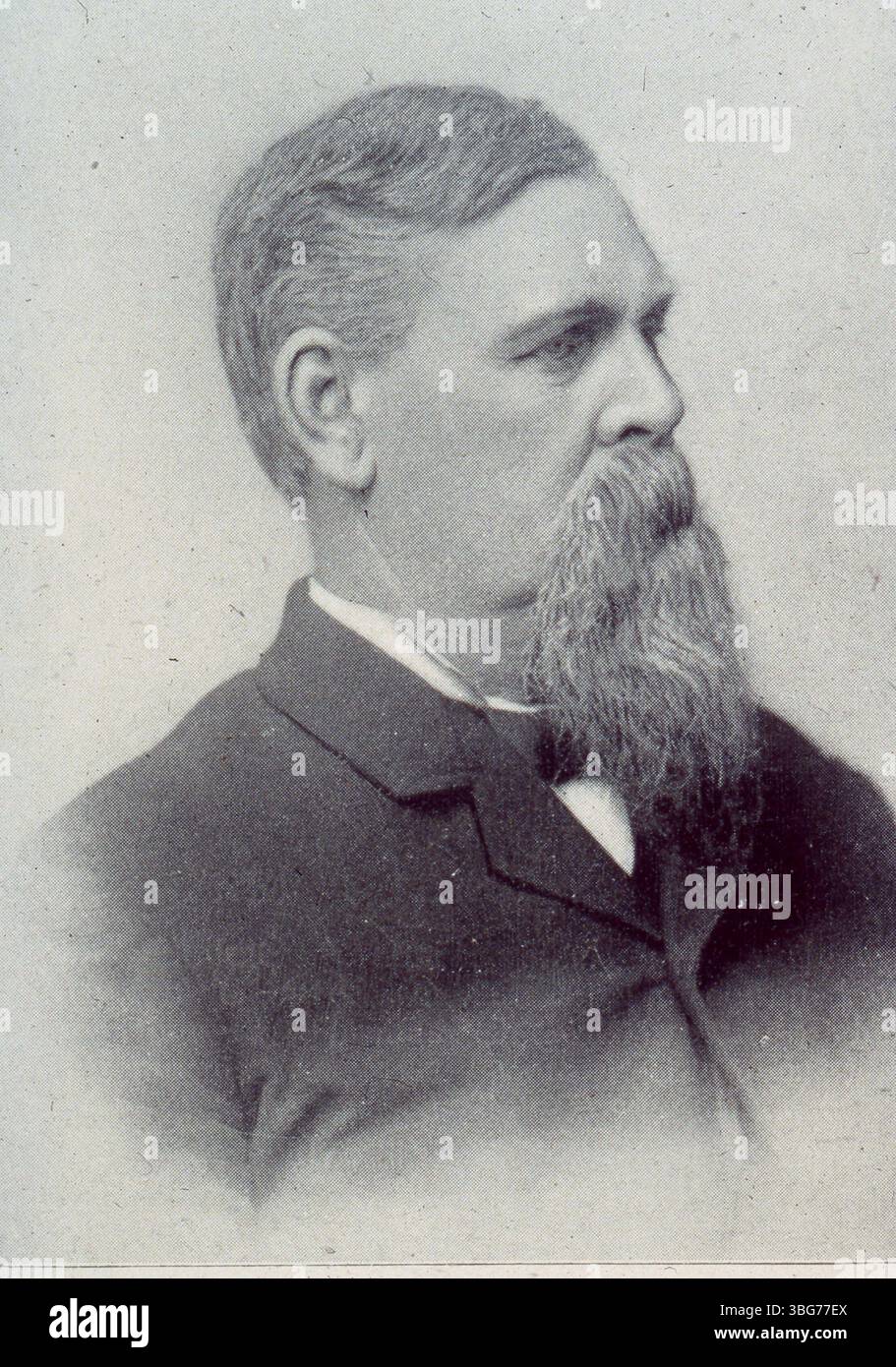 Portrait of Theodore Jones (1832-1916). Jones was a carpenter, railroad ...