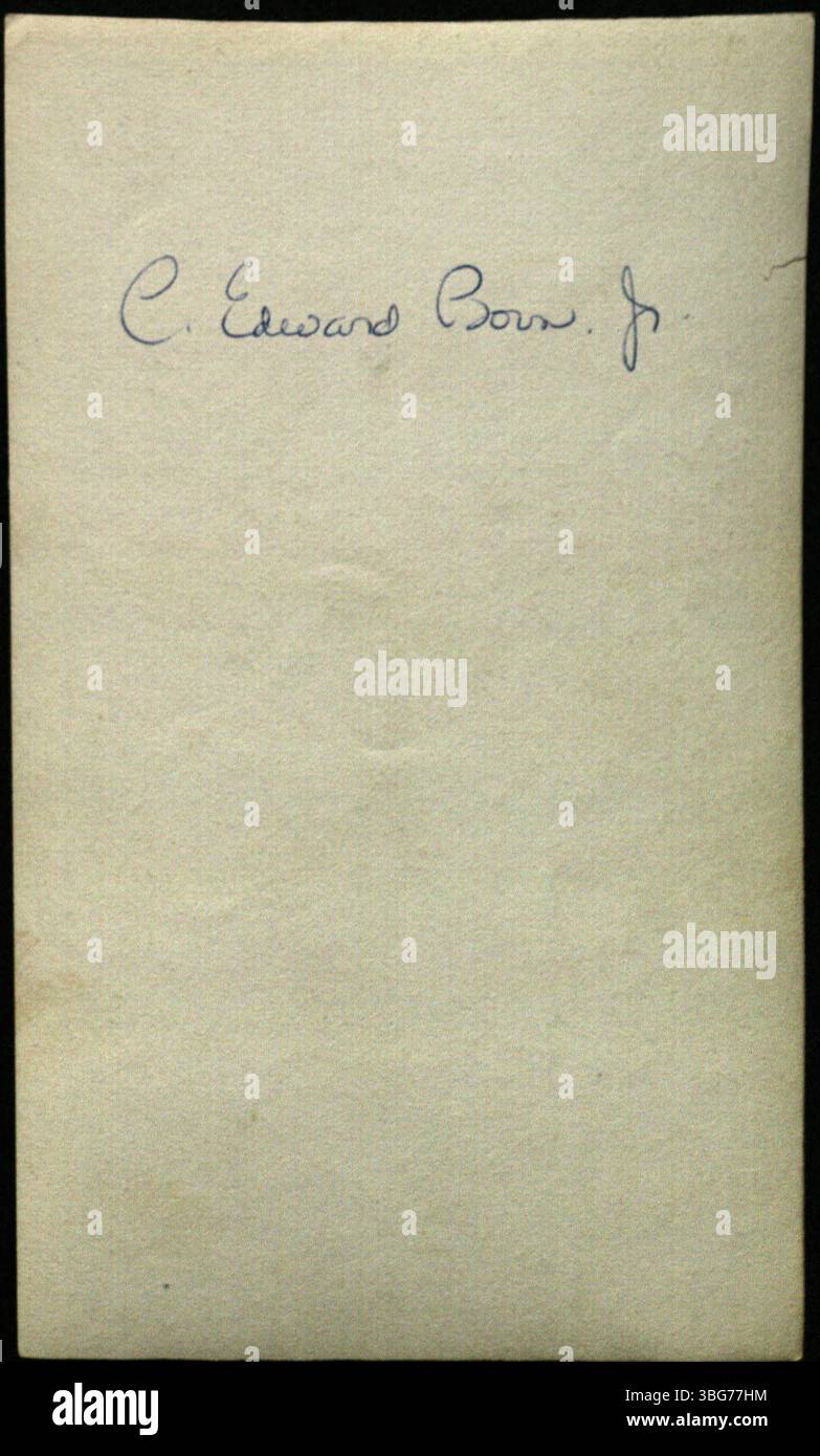 Conrad Edward Born, Jr., a member of the prominent Born family of ...