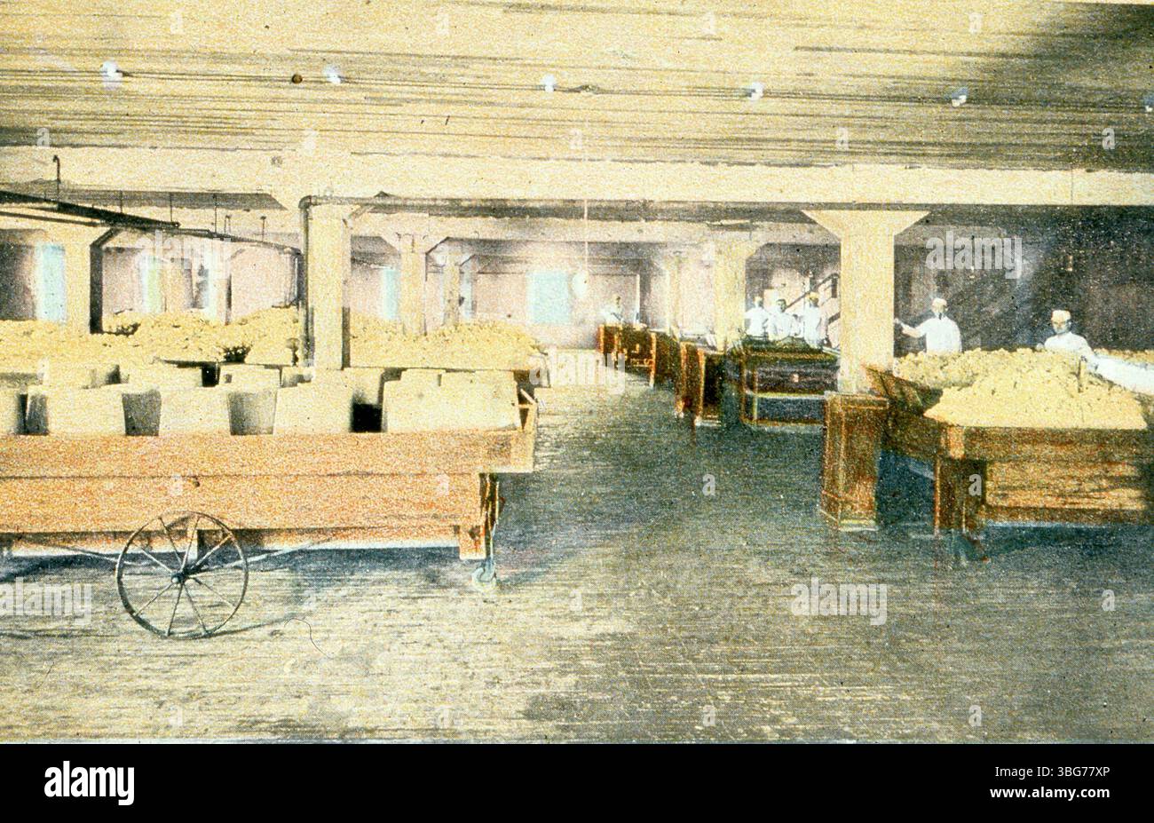 Interior postcard view of Capital City Products, originally founded as ...