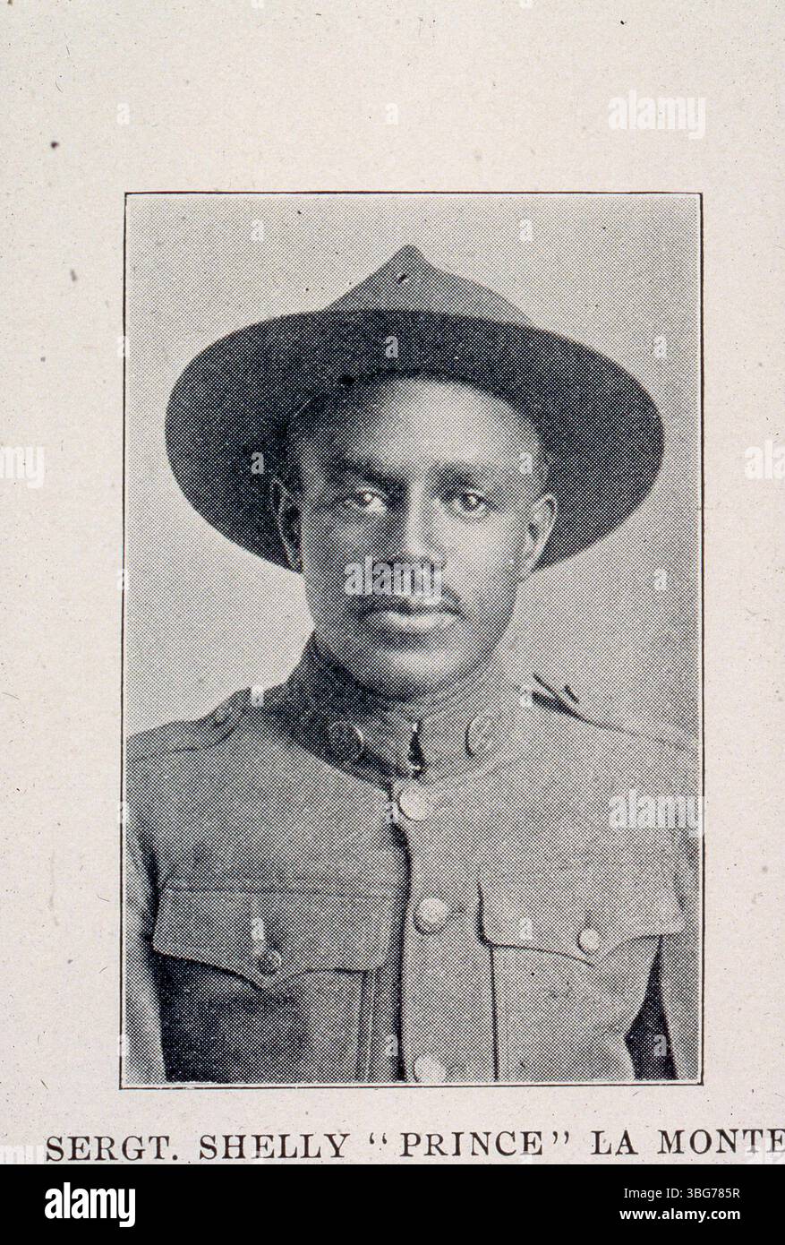 Photograph of J. Shelley 'Prince' La Monte in his military uniform. La ...