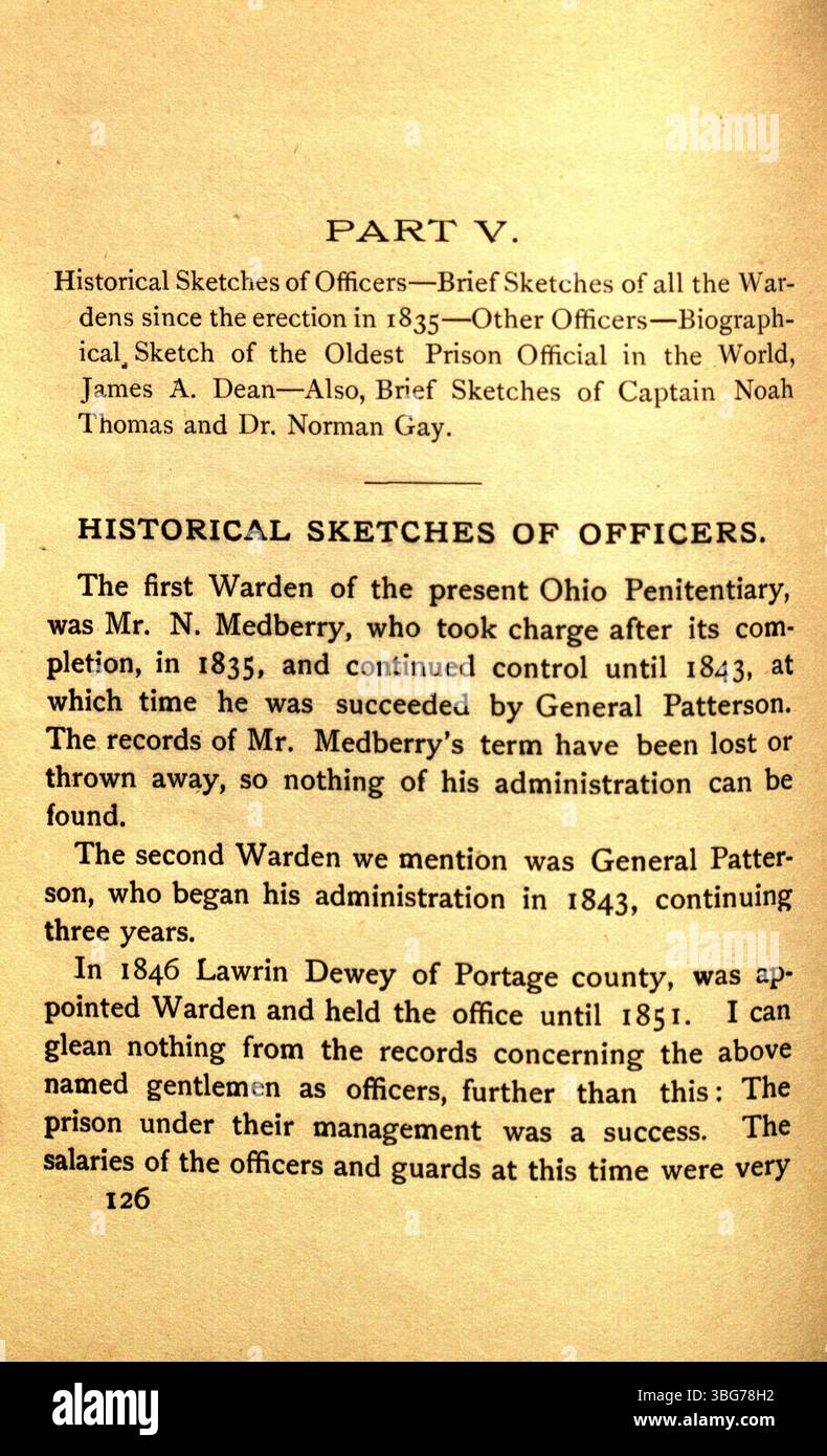 This historical record covers the Ohio Penitentiary from its inception ...