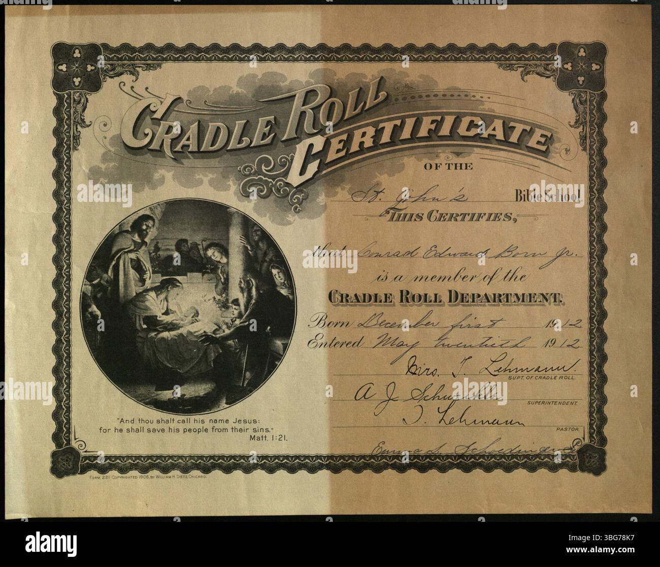 Cradle roll hi-res stock photography and images - Alamy