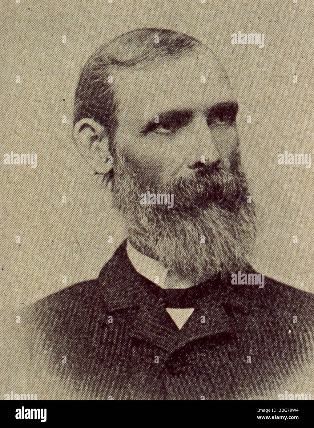 Portrait of Daniel McAlister (1837-1913), born in Belfast, Ireland. He ...