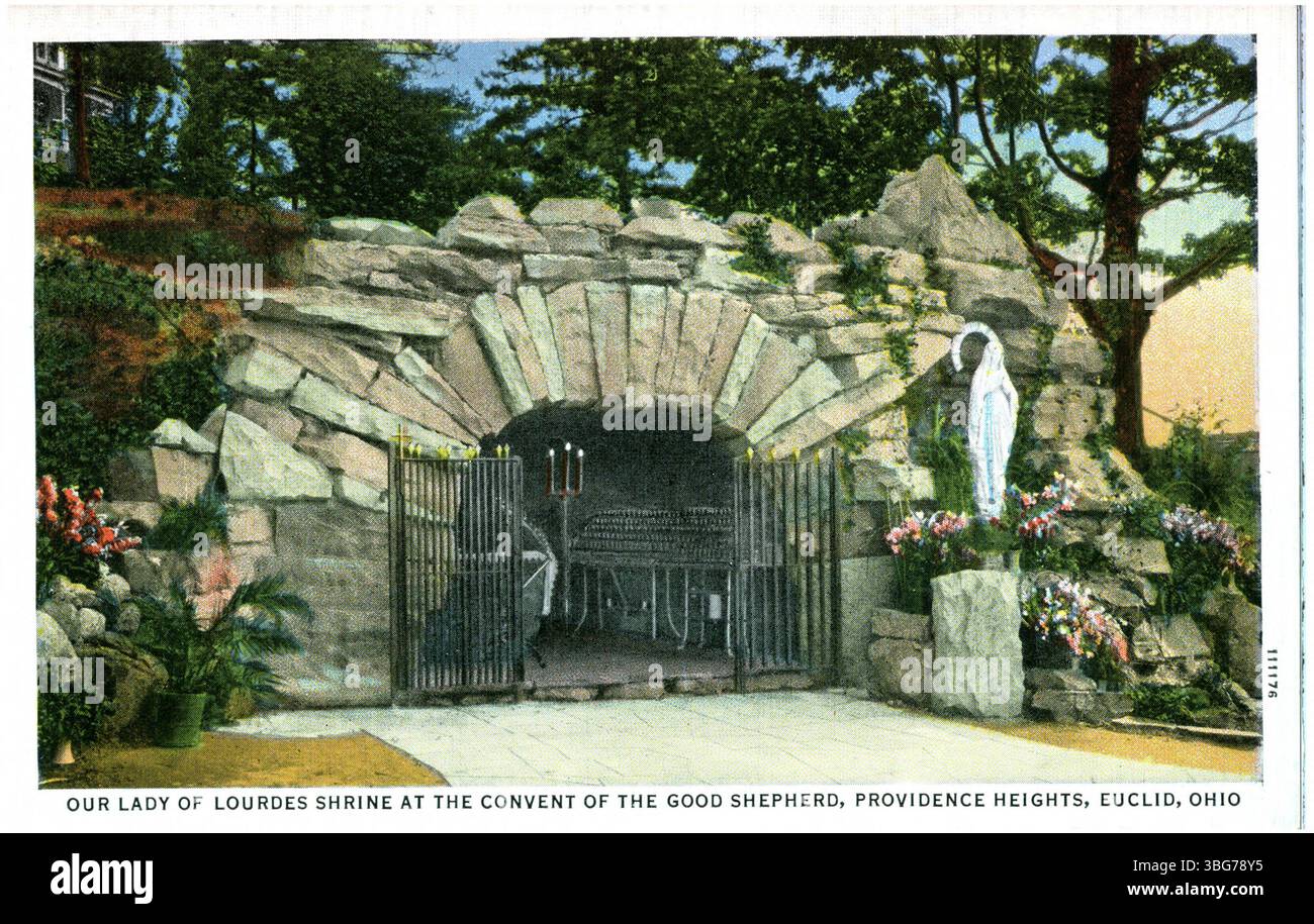 Lourdes shrine Cut Out Stock Images & Pictures - Alamy