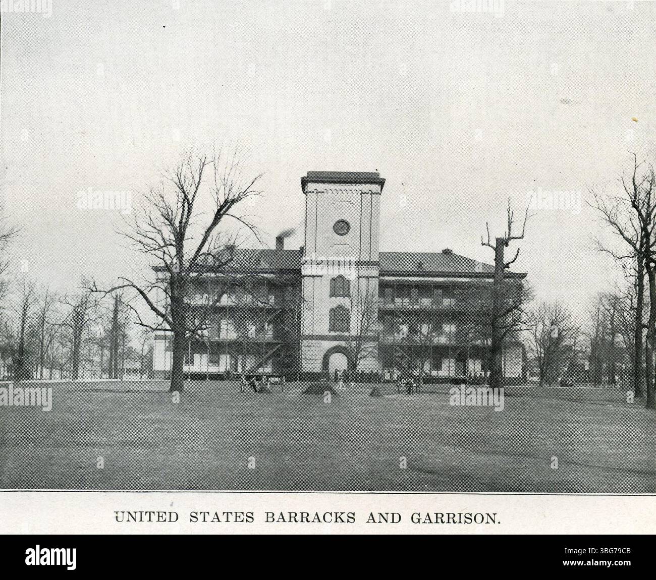 The Barracks building at Fort Hayes, built in 1864, was originally used ...