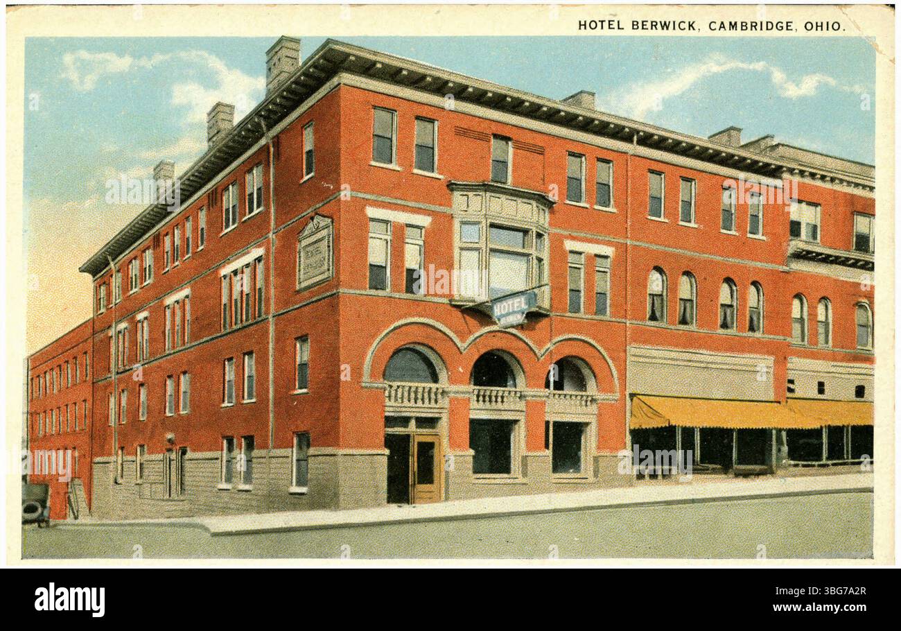 Hotel Berwick, located on Wheeling Avenue in Cambridge, Ohio, is a ...