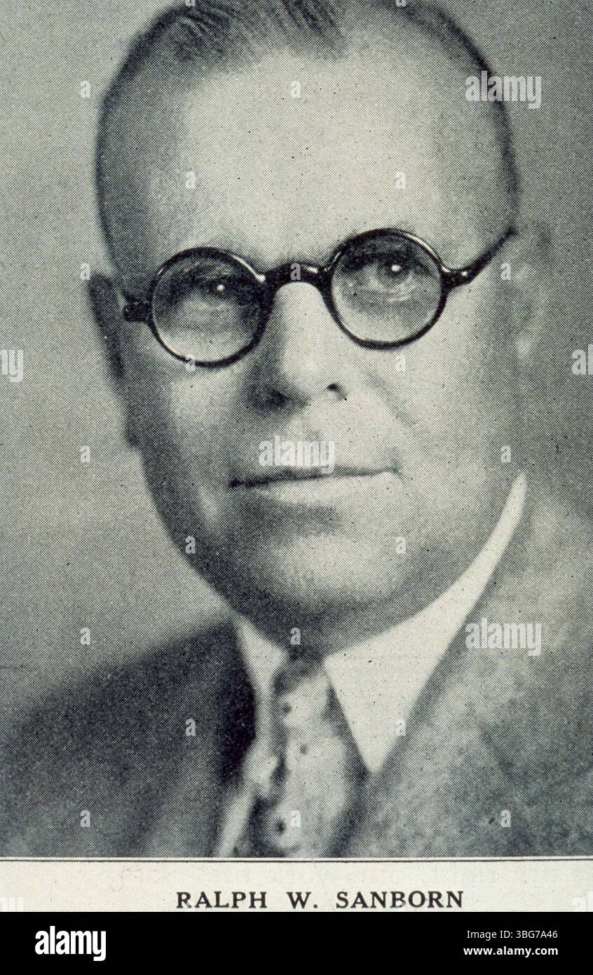 Ralph W. Sanborn (1888-1973), the president of Buckeye Stages, a major ...