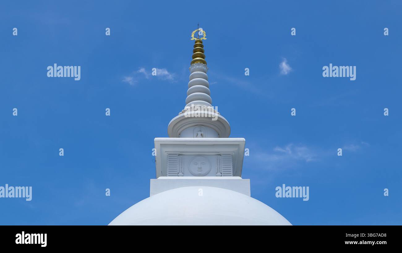 Sri Lanka, Galle, sri lanka, Japanese Peace Pagoda - Rumassala, Galle ...