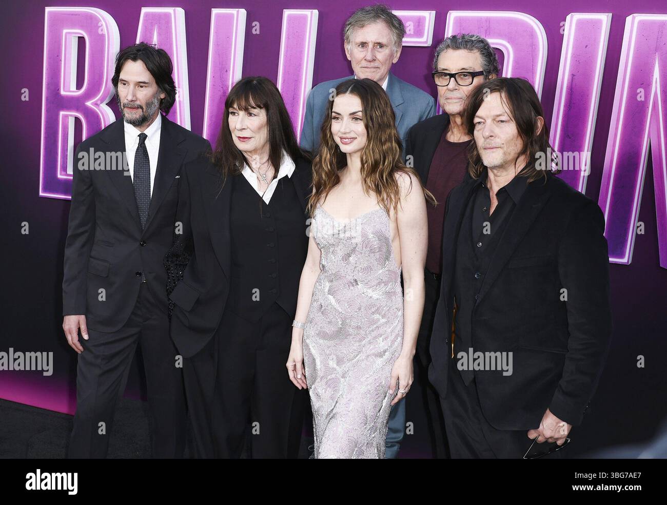 Ca. 03rd June, 2025. Keanu Reeves, Ian McShane, Ana de Armas, Gabriel Byrne, Anjelica Huston ...