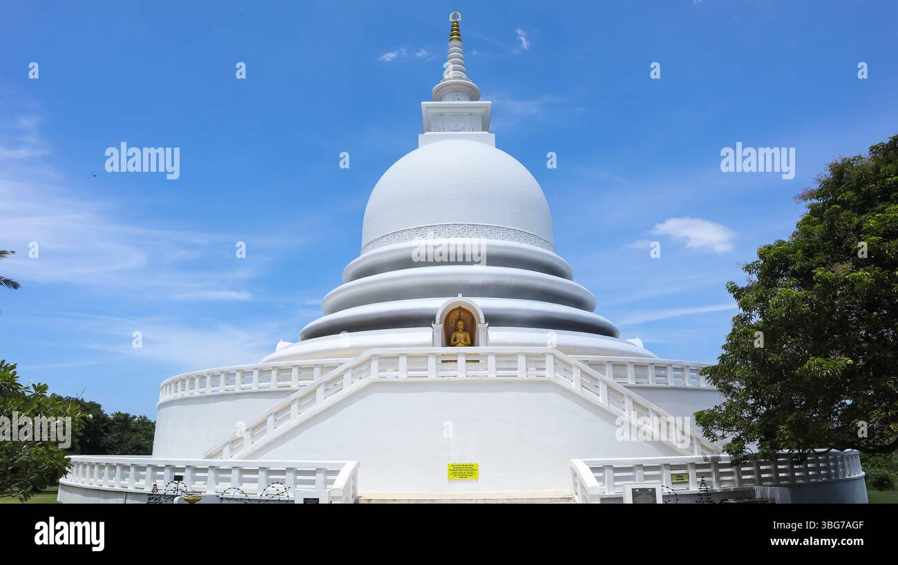 Sri Lanka, Galle, sri lanka, Japanese Peace Pagoda - Rumassala, Galle ...