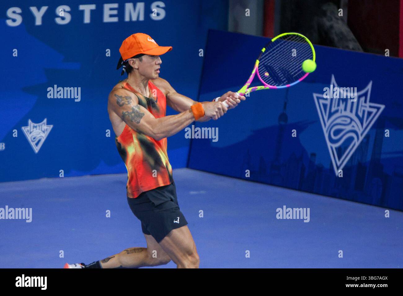 Chinese-born Bruneian singer, actor, and entrepreneur Wu Chun competes ...