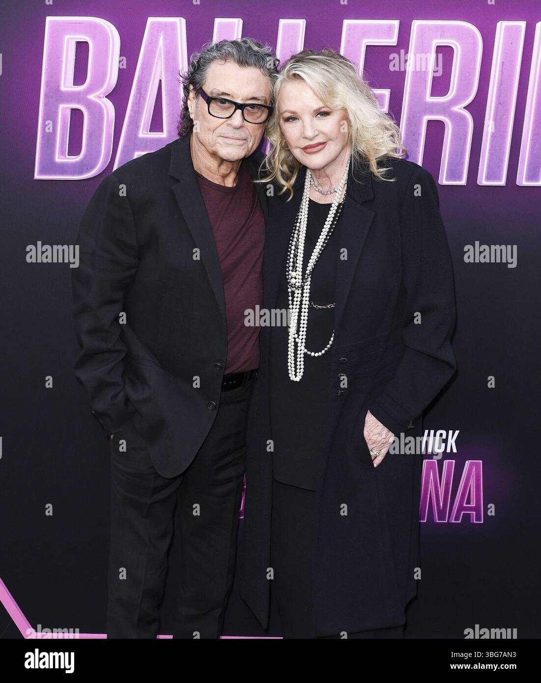 Ca. 03rd June, 2025. Ian McShane, Gwen Humble at arrivals for BALLERINA ...