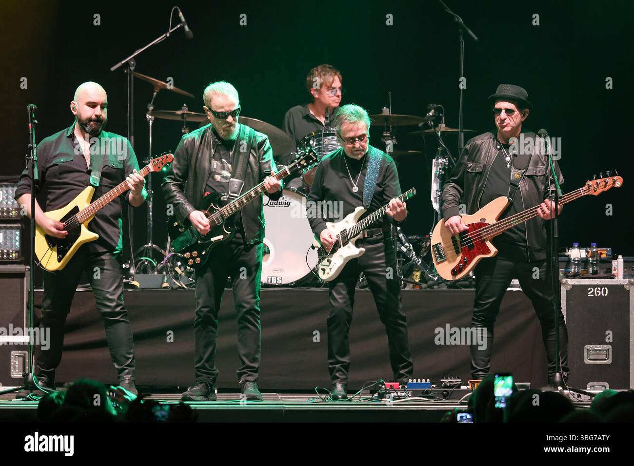 03.06.2025, Blue Öyster Cult, Richie Castellano, Eric Bloom, Buck Dharma, Danny Miranda, Jules ...