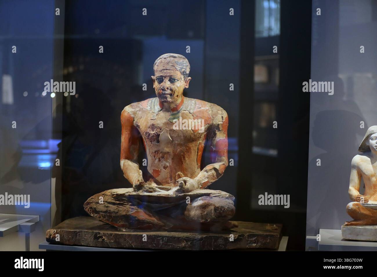 The Grand Egyptian Museum in Egypt Pharaonic status displayed at the ...