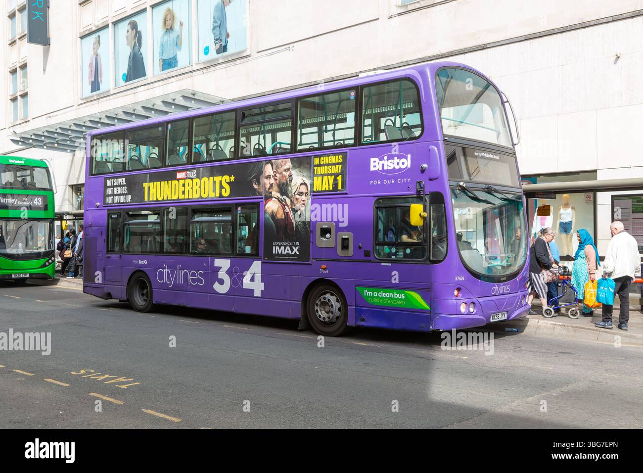 CityLines double decker bus, Volvo B9TL Wright Eclipse Gemini, Bristol ...