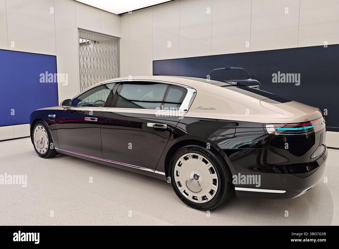 SHANGHAI, CHINA - JUNE 4, 2025 - A luxury car MAEXTRO S800, a ...