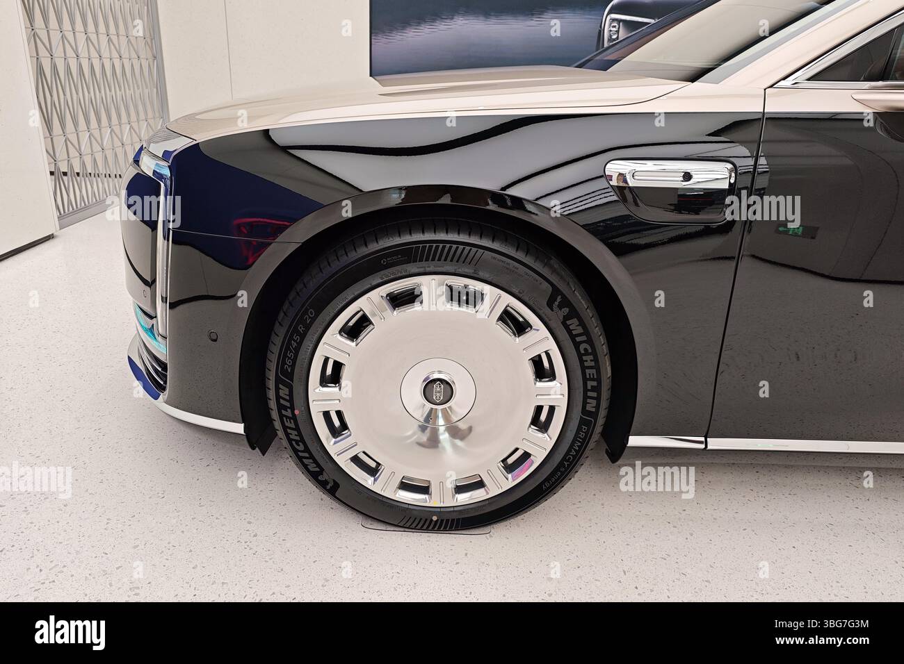 SHANGHAI, CHINA - JUNE 4, 2025 - A luxury car MAEXTRO S800, a ...