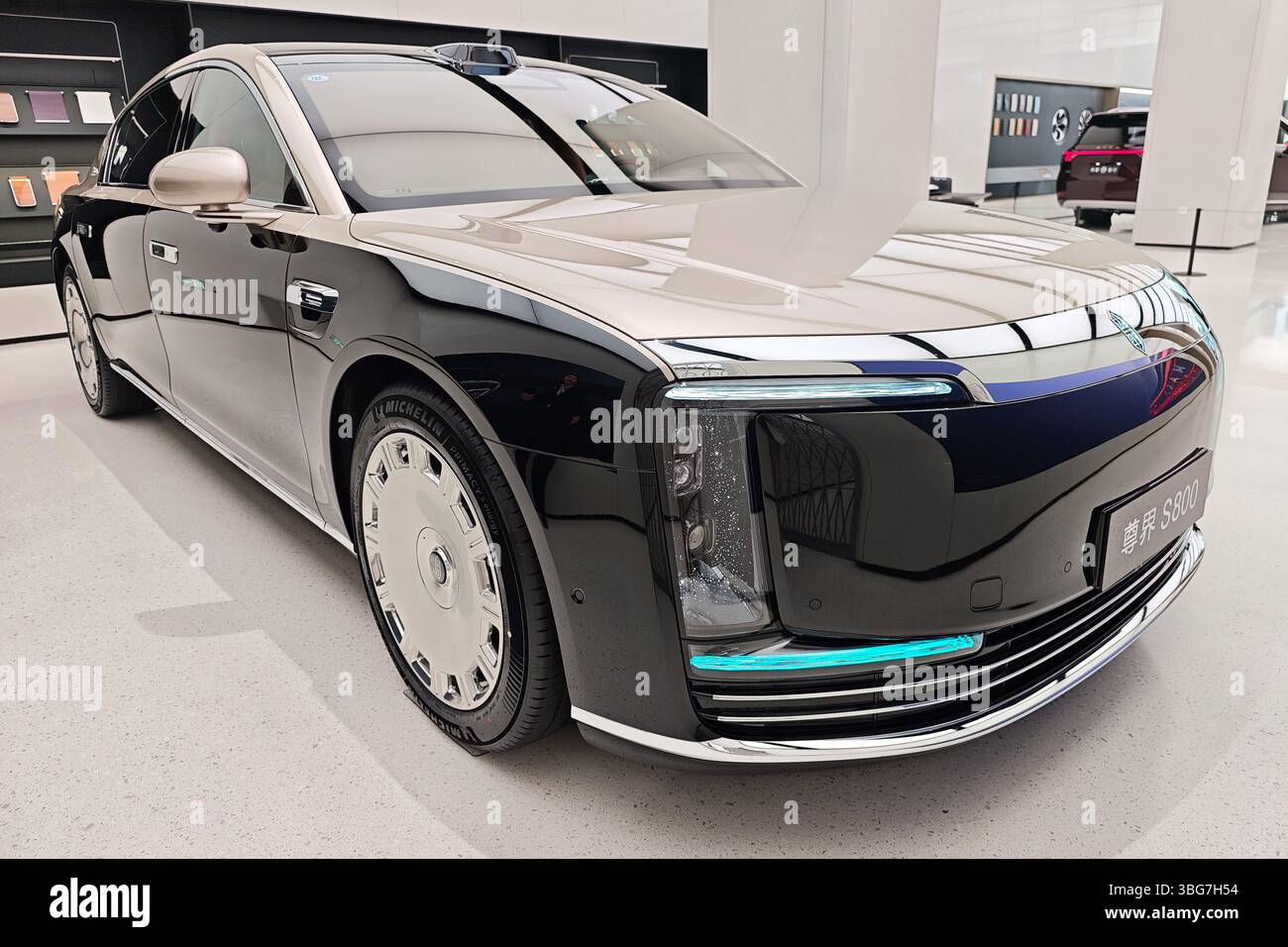 SHANGHAI, CHINA - JUNE 4, 2025 - A luxury car MAEXTRO S800, a ...