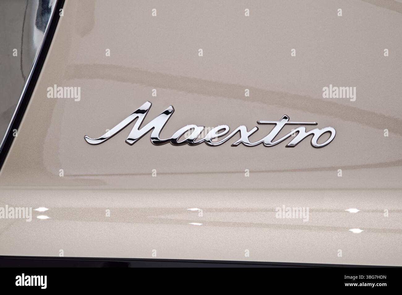 SHANGHAI, CHINA - JUNE 4, 2025 - A luxury car MAEXTRO S800, a ...