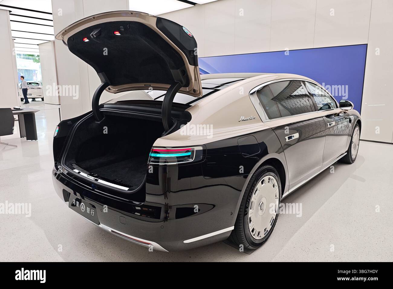 SHANGHAI, CHINA - JUNE 4, 2025 - A luxury car MAEXTRO S800, a ...