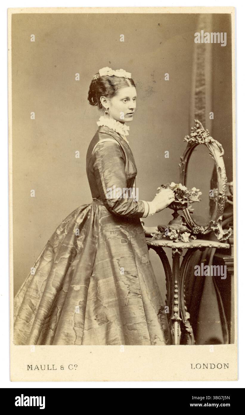 Original Victorian CDV of young artistocratic woman, Lady Croft ...