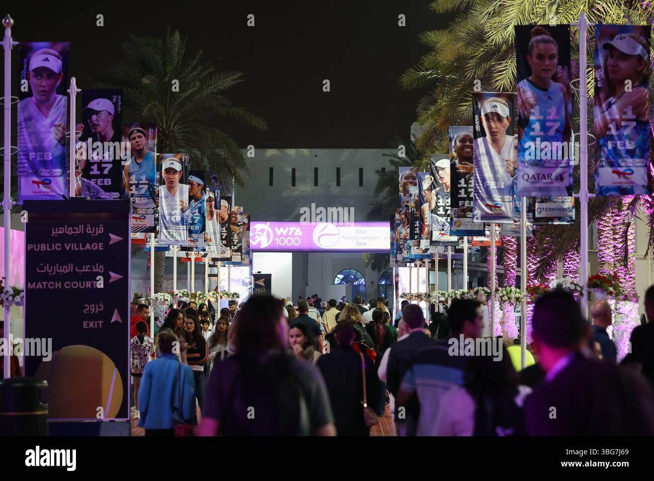 The Khalifa International Tennis and Squash Complex Main Enter located ...