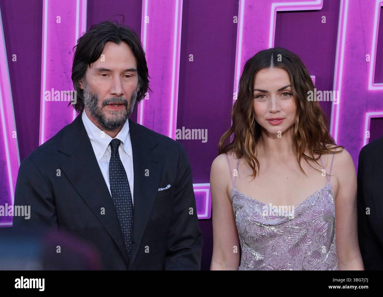 Los Angeles, United States. 03rd June, 2025. Cast members Keanu Reeves ...