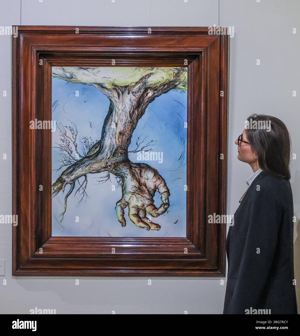 London, UK. 04th June, 2025. Glenn Brown Niagara, 2024/2025 Oil and ...