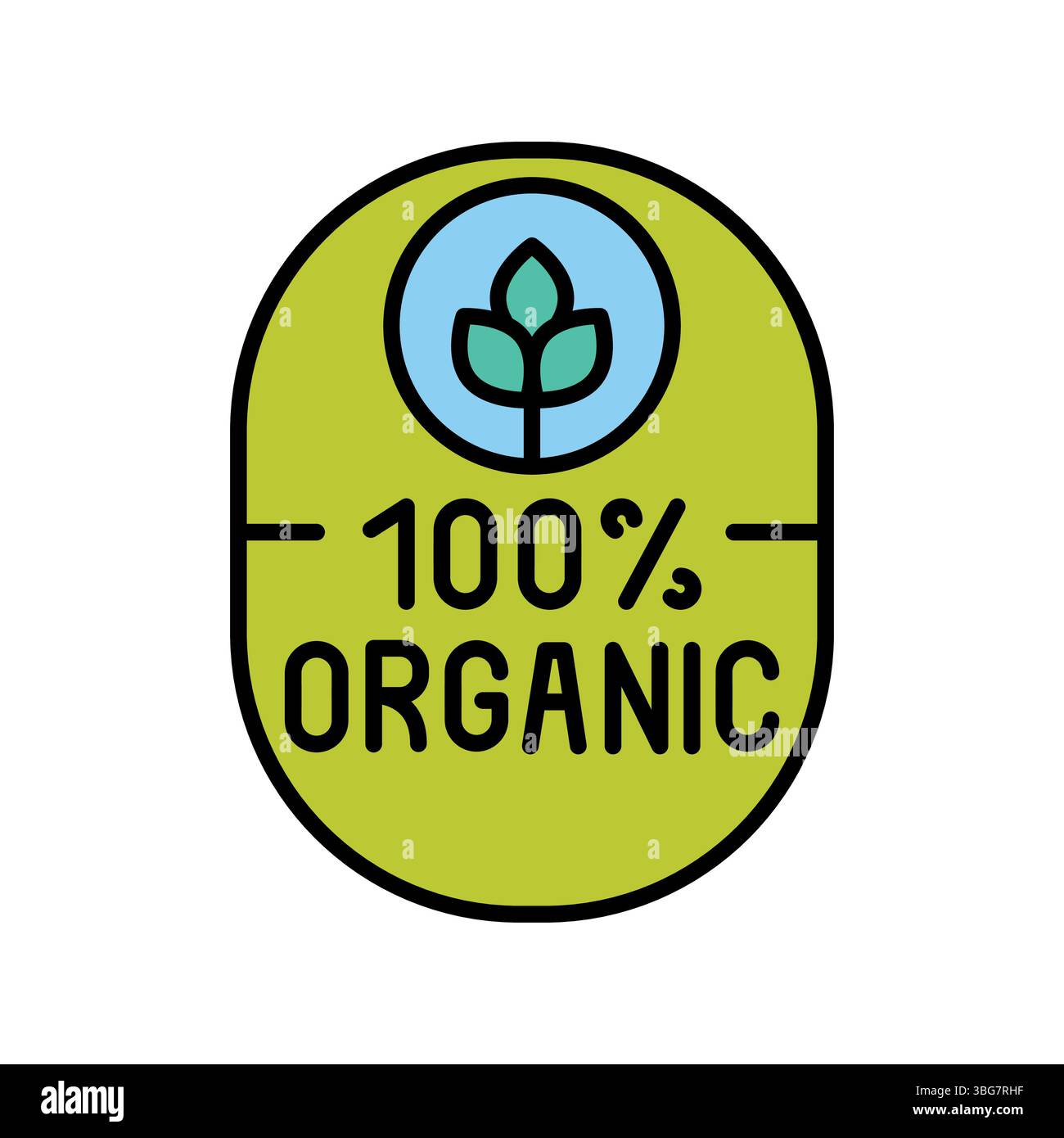 clean label color line icon for digital and print projects. Minimal ...