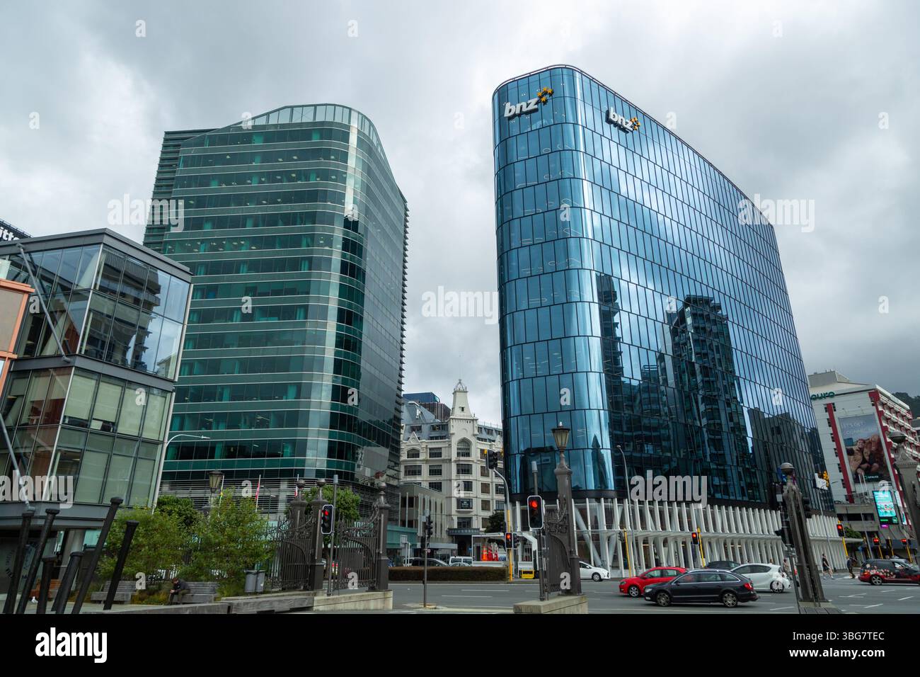 BNZ Place home of the Bank of New Zealand in Wellington, North Island ...
