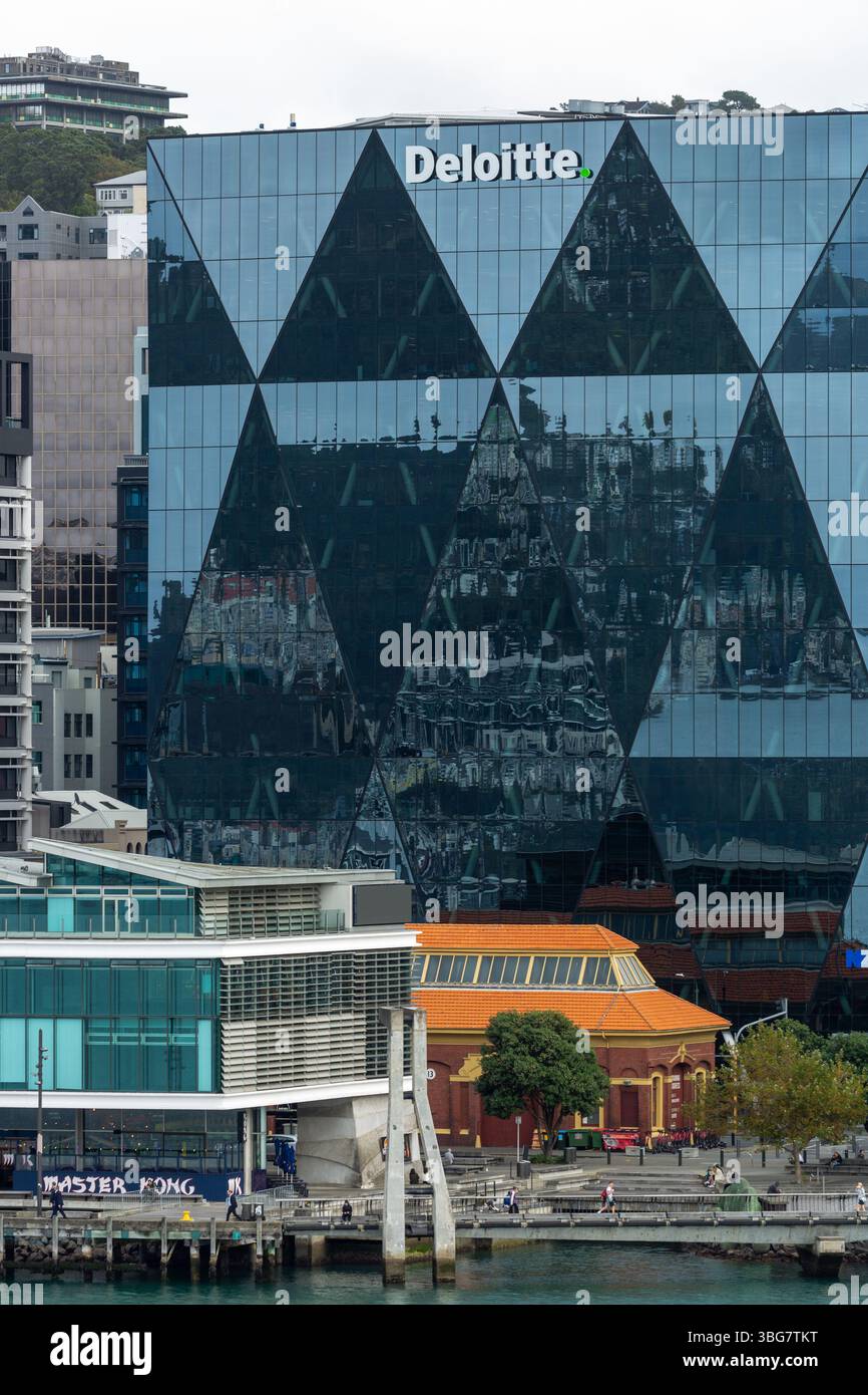 Overlooking the waterfront in New Zealand's capital city, the Deloitte ...