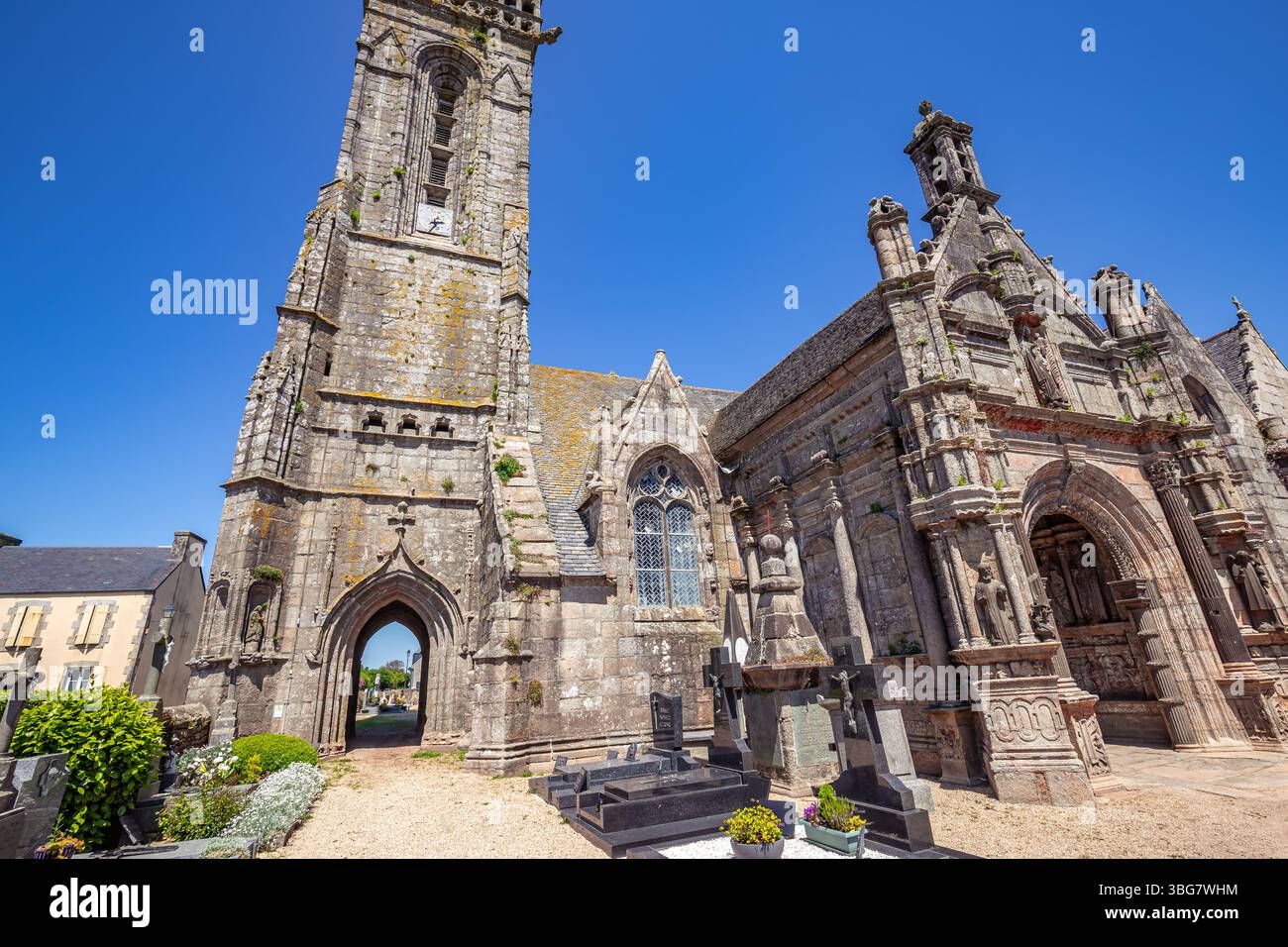 BODILIS, FINISTERE, BRITTANY, FRANCE, MAY 17 : exteriors and ...