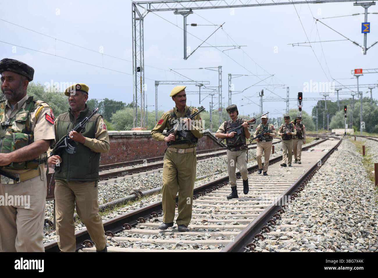 June 4, 2025, Srinagar, Jammu And Kashmir, India: Railway Police ...